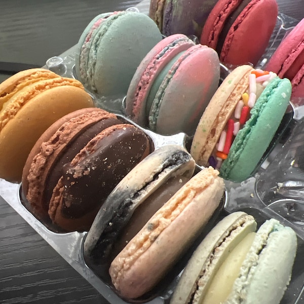 12 French Macaron Box - Assorted/choose Your Flavor in Notes - Spring ...