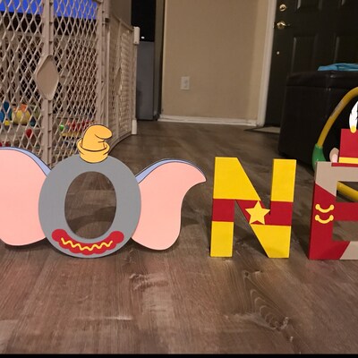 Dumbo Birthday Party Letters, Carnival Party, Circus Birthday, Dumbo ...