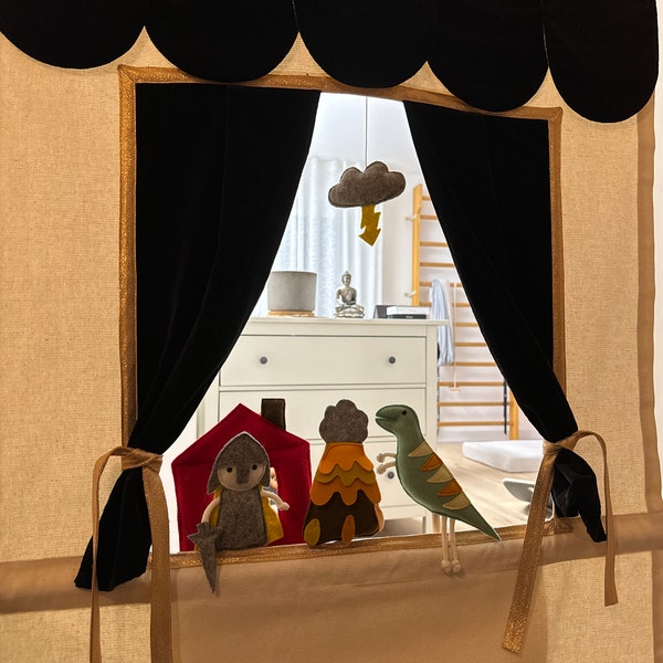 Volcano Decoration for Mimiki Puppet Theatre - Etsy