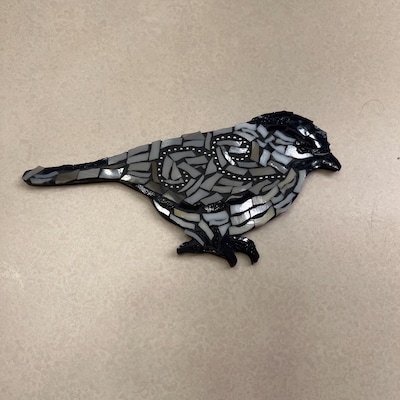 Chickadee DIY Stained Glass Mosaic Kit - Etsy