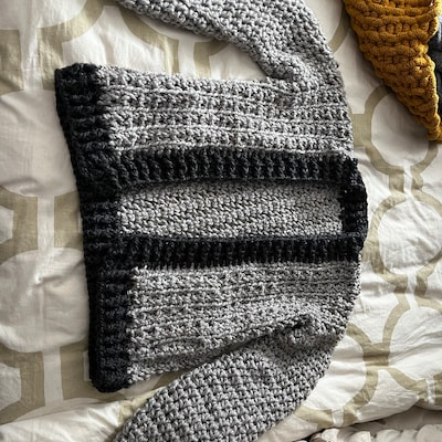 Crochet Pattern Easy Bomber Cardigan Chunky Crochet Sweater Simple ...