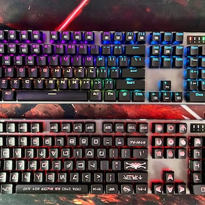 Daedric Font Backlit Keycap Set top Print Only or Top and - Etsy UK