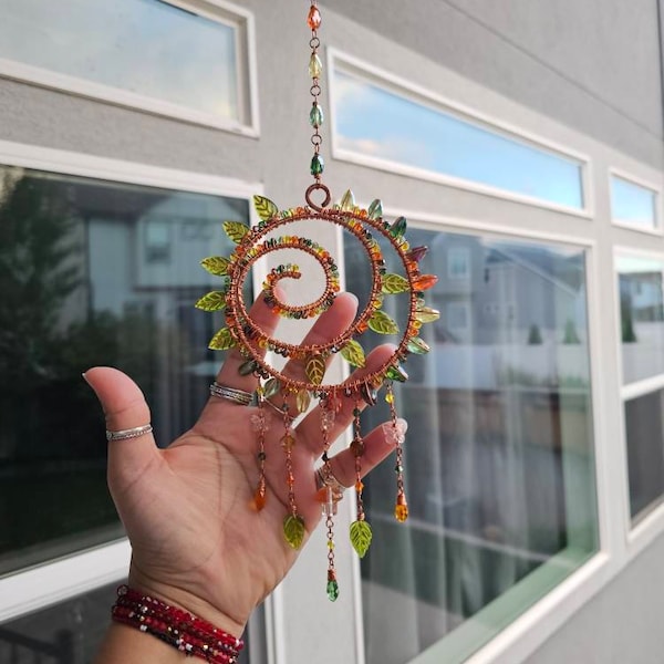 Sun & Mooncatcher, Sun and Moon Decor, Sun and Moon Art, Copper ...