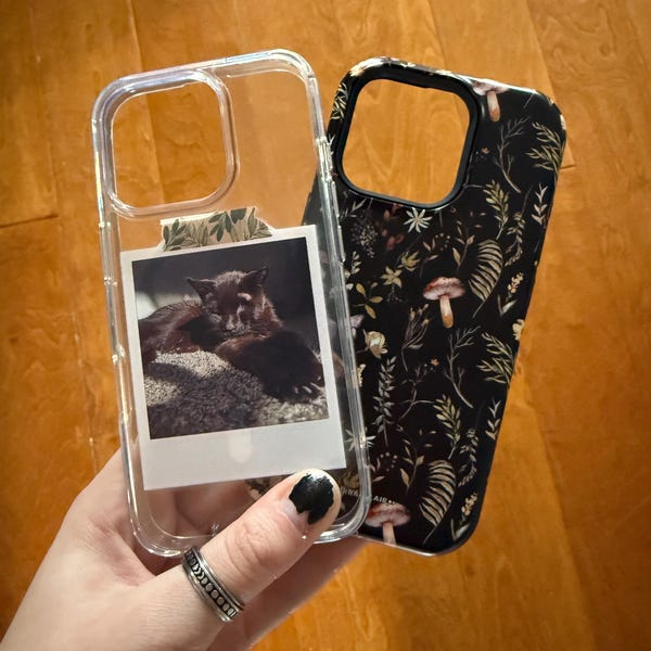 Simple Custom Picture Clear Phone Case | Cover for iPhone or Samsung ...