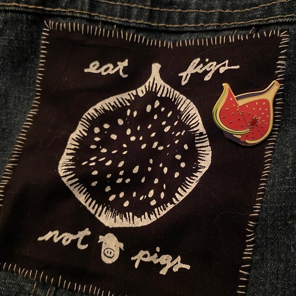 Fig Enamel Pin - Fruit Produce Lapel Pin // Hard Enamel Pin, Cloisonné ... Fig Enamel Pin - Fruit Produce Lapel Pin // Hard Enamel Pin, Cloisonné ...