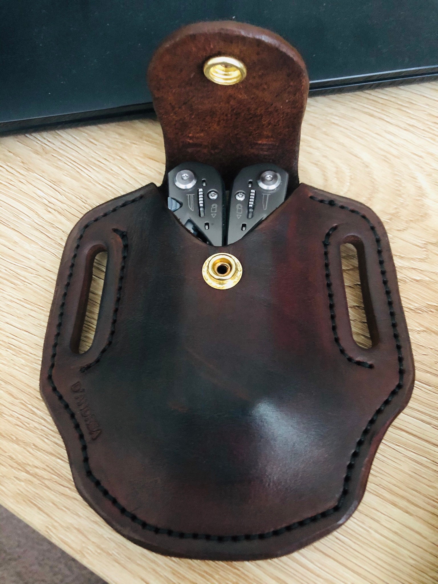 Leather Gerber Sheath Custom Crafted For Gerber Suspension Gerber Sheath Custom Replacement