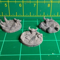 Chaos Hell Themed Bases Txarli Factory Resin Bases - Etsy