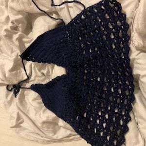 Lace Bandeau Crochet Top Pattern - Etsy