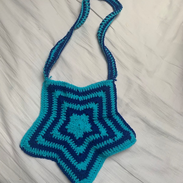 CROCHET PATTERN Starburst Bag Y2K Crochet Star Tote Bag Crochet Pattern ...