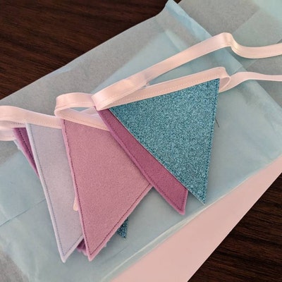 Pastel Bunting Nursery Wall Decor Pastel Rainbow Banner - Etsy