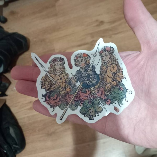 Medieval Stickers. Medieval Manuscript Animal Stickers - Etsy