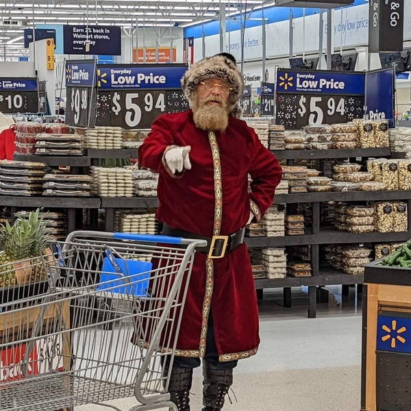 Old World Santa Suit Wine Super Soft Velvet Santa Claus Jacket Coat ...