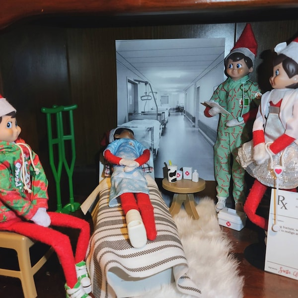 4 Elf Prescriptions RX From Santa | Official Elf Doctor Note | Sick Elf ...