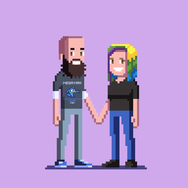 Custom Digital Pixel Art Portrait, Commission Pixel Art, Cute 8bit ...