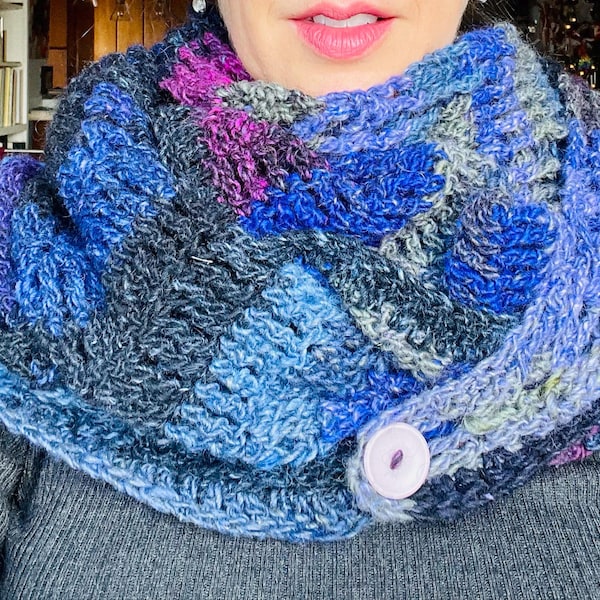 Crochet Pattern- Cobblestone Cowl - Etsy