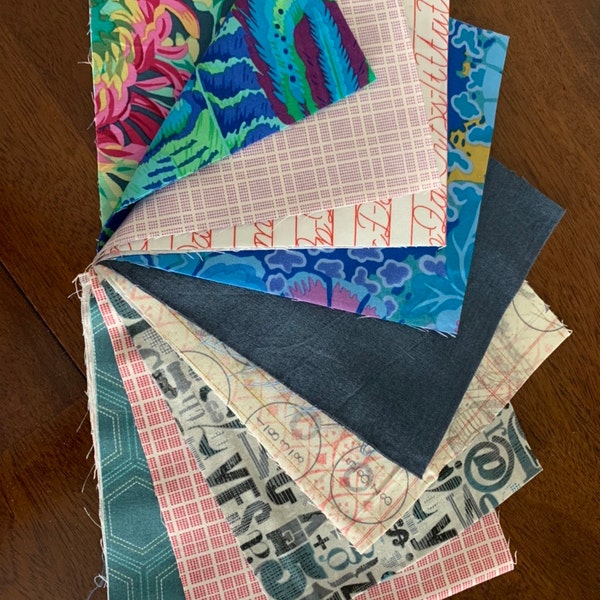 Modern Scrap Fabric Rolls - Ten 1/6 Yard Cuts (6" X 44") of Random ...