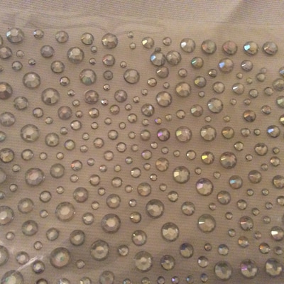 Craftbuddyus 325 AB Clear Crytal Diamante Stick on Rhinestone Self ...