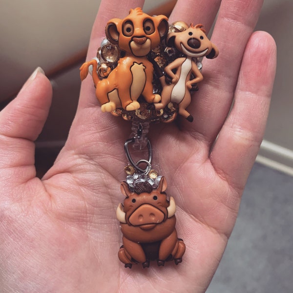 Disney Lion King Buttons Collection Simba Timon Pumbaa Set of 3 Shank ...