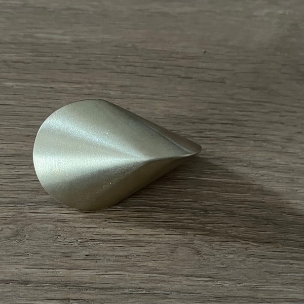 Perfect Gift for Him/her- Brass Oloid - Brushed Finish Desk Toy Wobbler ...