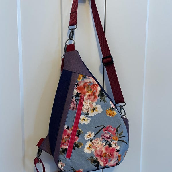 Finn Sling Bag SEWING PATTERN, Unisex Sling Bag Pattern, Mini Sling Bag ...