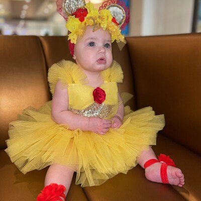 Yellow Princess Dress for Babies & Toddlers Girls Tutu Dress Toddler ...