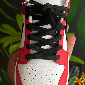 JORDAN 11 Mens Thick Shoelaces Replacement Laces for Adult Size AJ 11 ...
