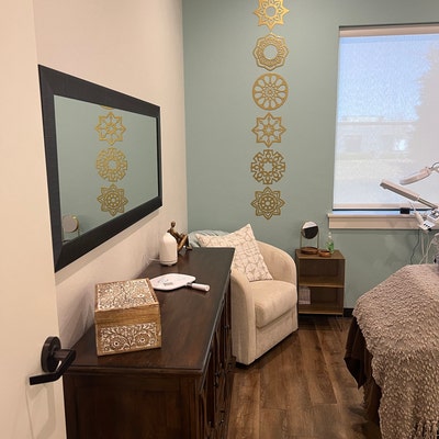 Chakra Signs, 7 Pieces Chakra Metal Wallart, Chakra Wall Decor Set of 7 ...