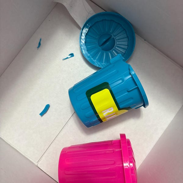 Block Themed Sensory Kit Party Favor, Play Doh Favor, Building Block ...