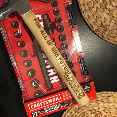 Birthday Gift for Dad Father's Day Gift Personalized Hammer Custom ...