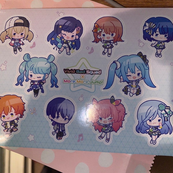 Colorful Stage Sticker Sheet - Etsy