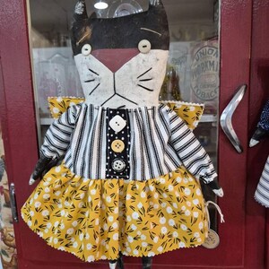 Callie Cat EPATTERN - Primitive Country Cat Plush Cloth Doll Craft ...