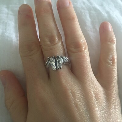 Dog Pawprint Ring-paw Print Ring-pawprint Band-dog Jewelry-animal ...