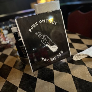 Pour One Out for His 20's Printable Bar Sign | 30th Birthday Party ...