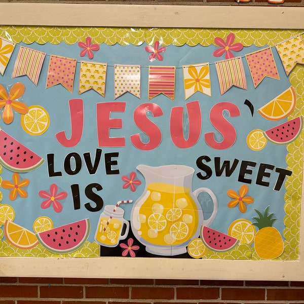 Lemon Bulletin Board Kit, Summer End of Year Bulletin Classroom Decor ...