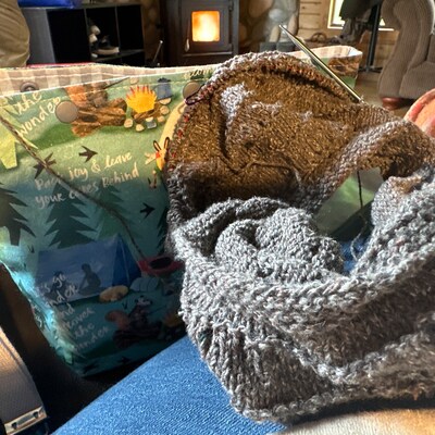 Tomorrow's a Snow Day Knitting Crochet Project Yarn Fiber - Etsy