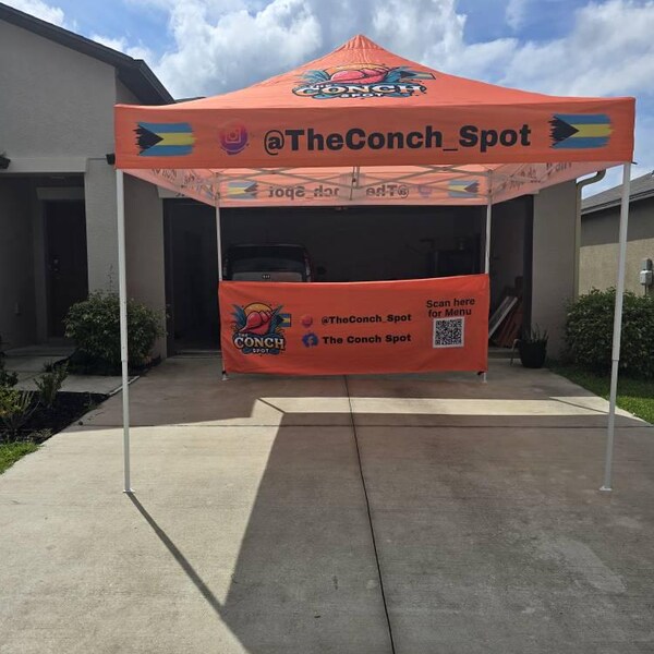 Heavy Duty Custom Tent 10x20 Ft, Personalized Instant Shelter for ...