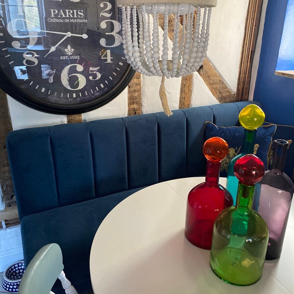 C-shaped Circular Chesterfield Style Faux Leather Domestic or ...