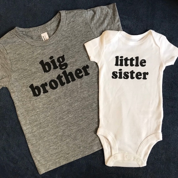 Big Brother Little Sister Outfit / Big Brother Little Sister Set / Big ...