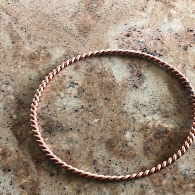 BRAZE WELDED Heavy 6 Gauge Tensor Ring Lost Cubit 177MHZ EMF Protection ...