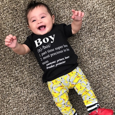 Definition of a Boy Shirt Funny Boy Shirt Toddler Boy Shirt Baby Boy ...