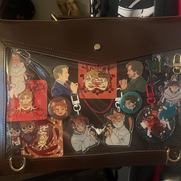 Hannibal 'blurring' Hard Enamel Pins - Etsy