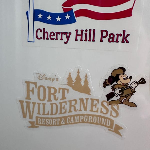 Camping Mickey and Minnie Sign - Etsy