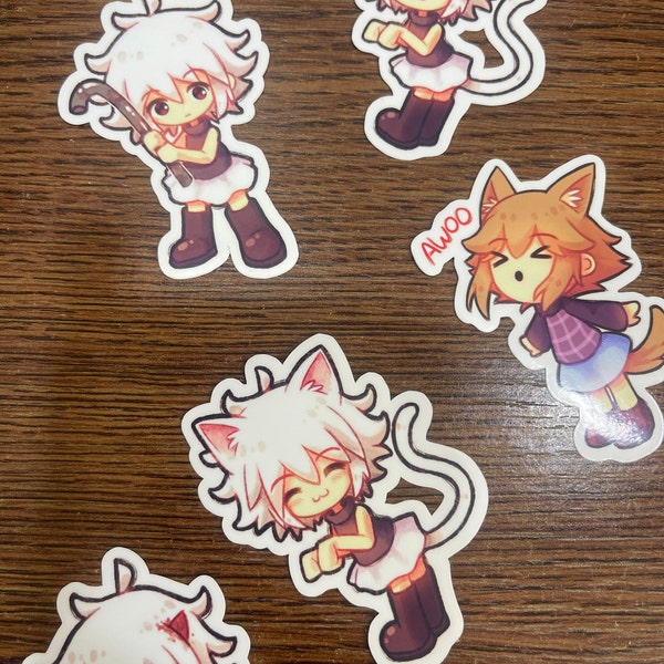 Urotsuki Vinyl Sticker Set / Yume 2kki Sticker / Yume Nikki Fangame ...