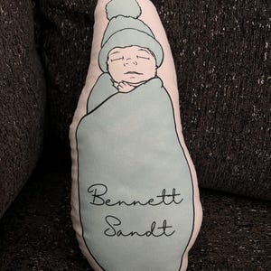 Customized Life-size Newborn Baby Pillow Birth Gift Keepsake - Etsy