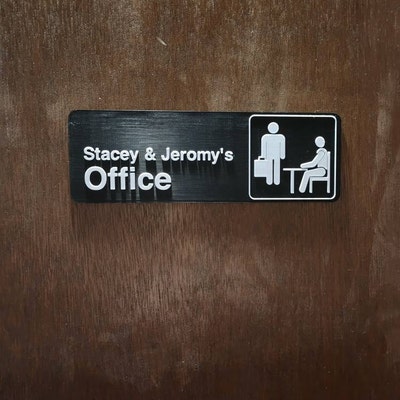 Personalized Door Sign From Tv Show the Office Your Names Office 3D ...