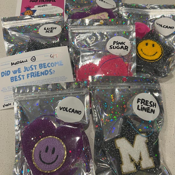 Basic Heart Freshie | Glitter Heart Freshie | Heart Freshie | Car ...