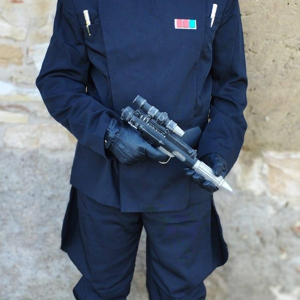 Imperial Officer Code Cylinder Silver Clip Dosimeter Style Replica Star ...