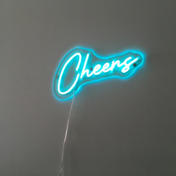 Cheers Neon Sign, Neon Sign for Wall Decor Kid Room Bar Party Wedding ...