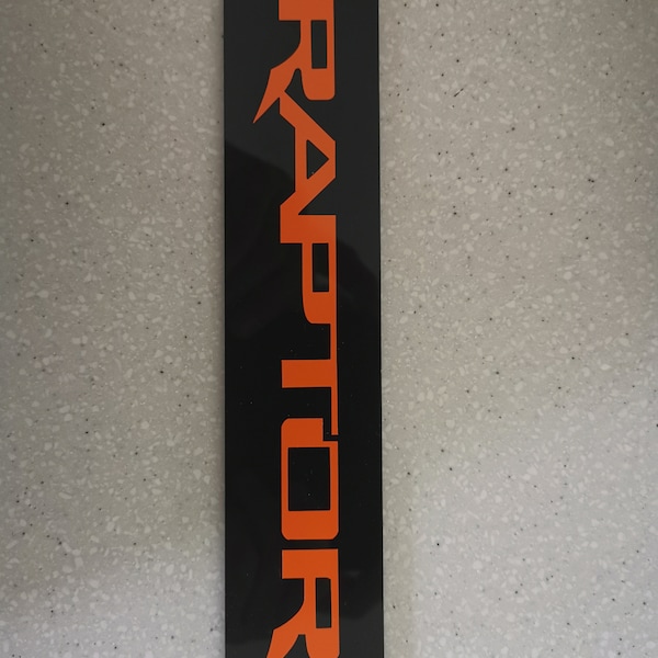 2017-2020 Ford Raptor Rear Emblem Inlay Vinyl Decal - Etsy