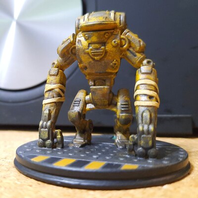 Scrapyard Bot Minis Titus X DND Pathfinder Dungeons & Dragons Terrain ...